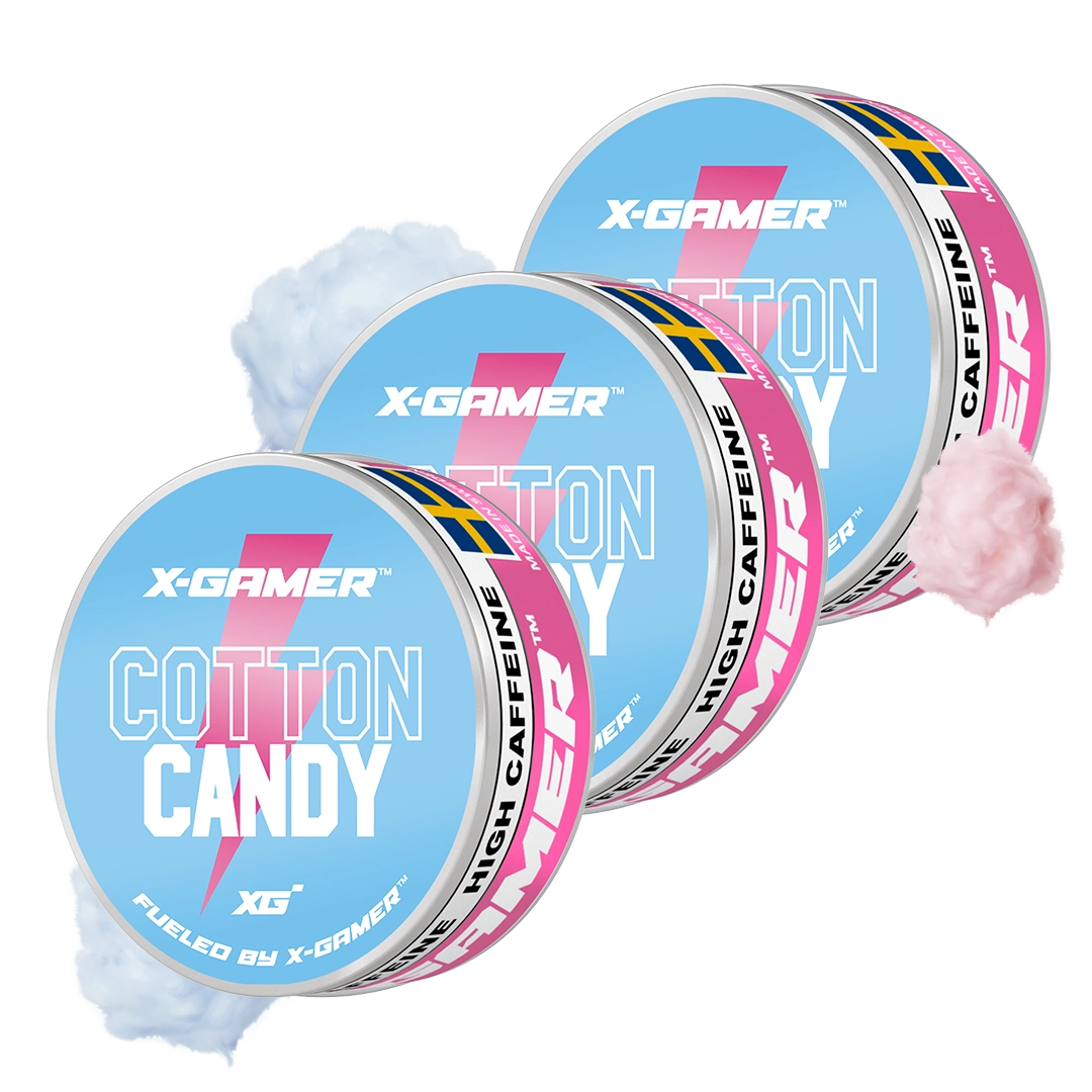 X-Gamer - Candy Candy Koffeinsnus (3x) – Multisupps